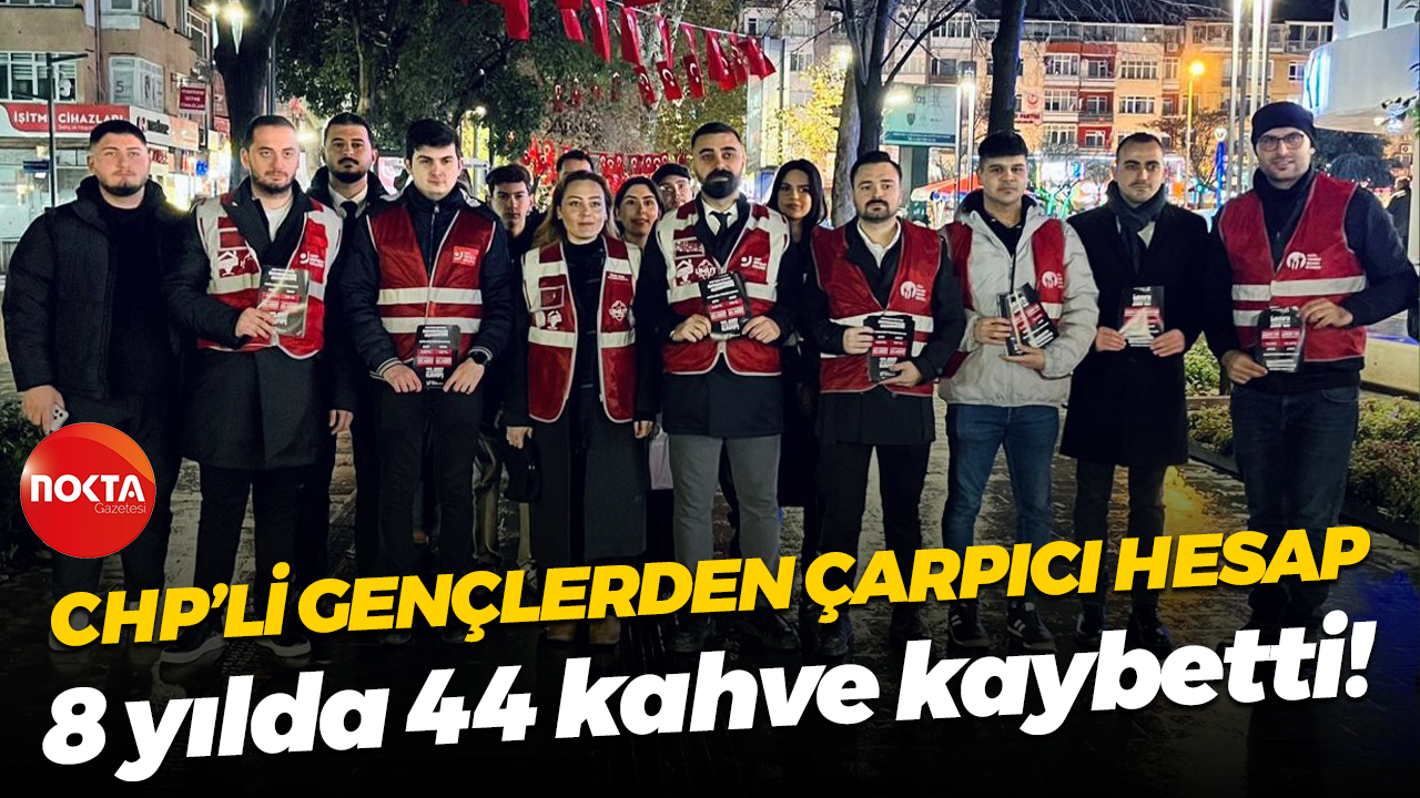CHP Kocaeli'den çarpıcı hesap: KYK bursu 8 yılda 44 kahve kaybetti!