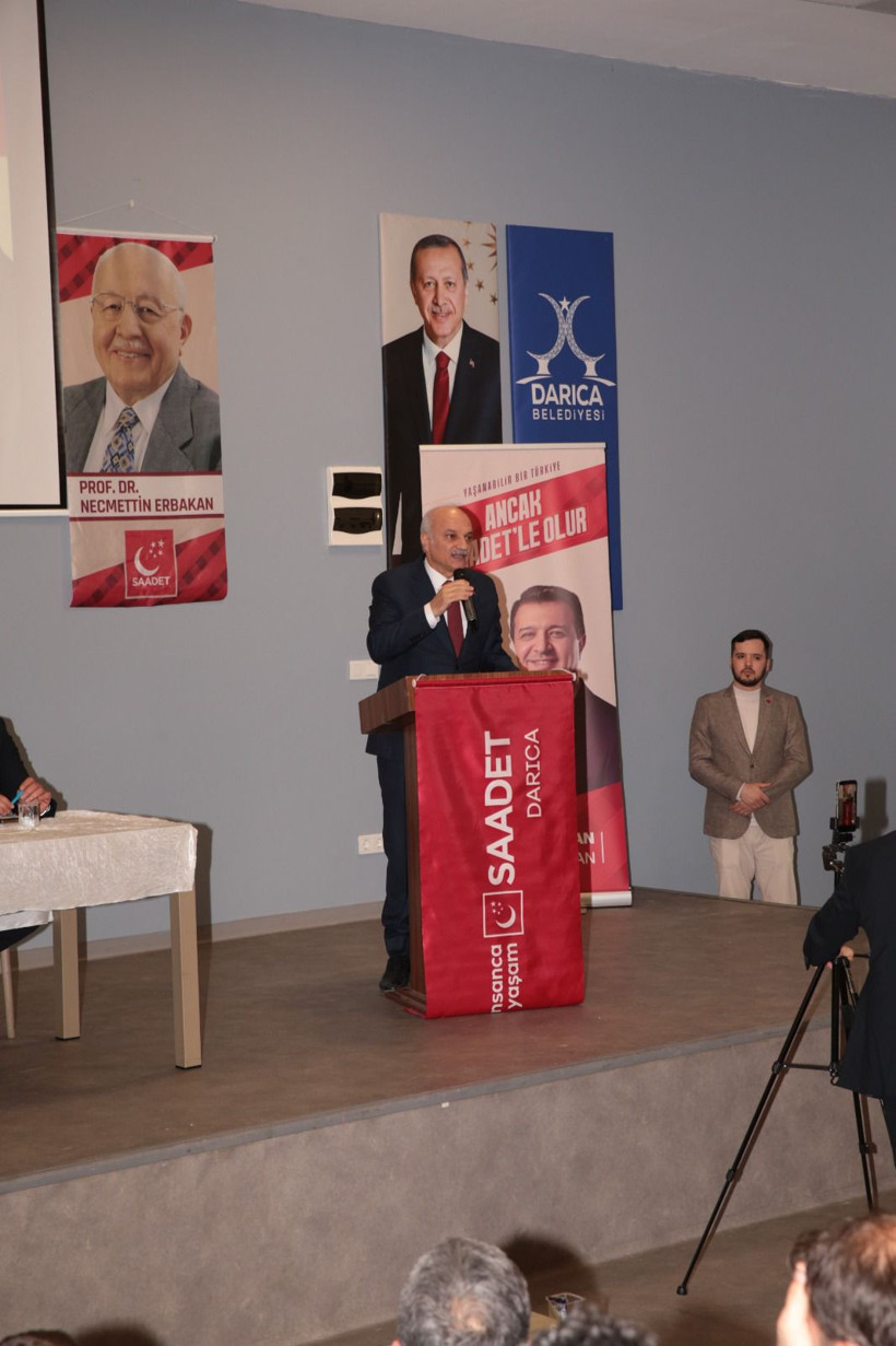 Saadet Partisi Darıca'da Celil Akbulut güven tazeledi!